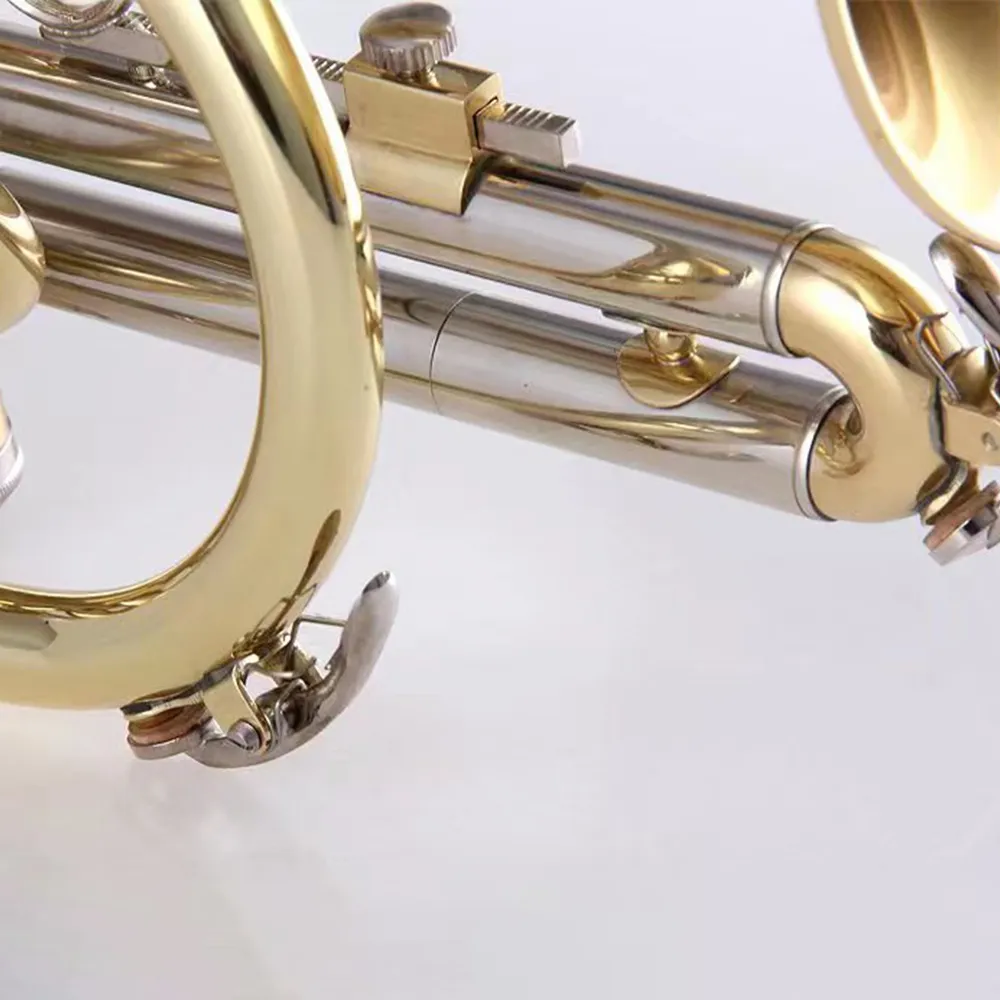 Bb Cornet Trumpet Brass Instrument with Case & Mouthpiece | Premium ...