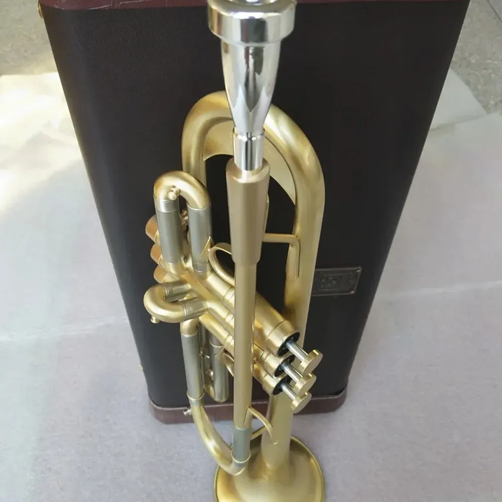 LT197GS-77 B Flat trumpet playing - Antique Bronze...