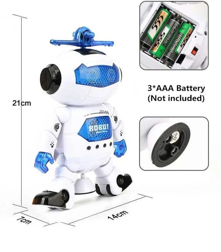 DHgate.com:Music N Dance Robot Toy: Interactive LED Light Electronic ...