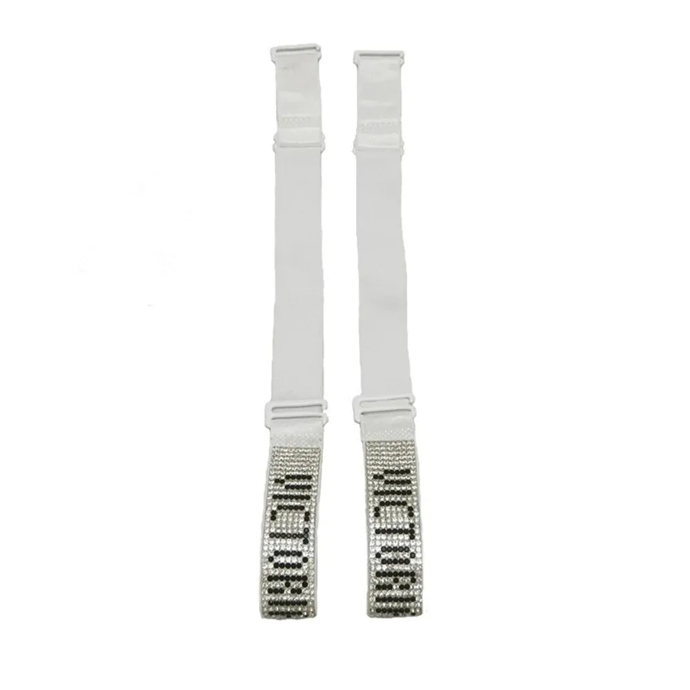 Sparkling Diamond Bra Straps - Bling Inlaid Lingerie Accessories ...