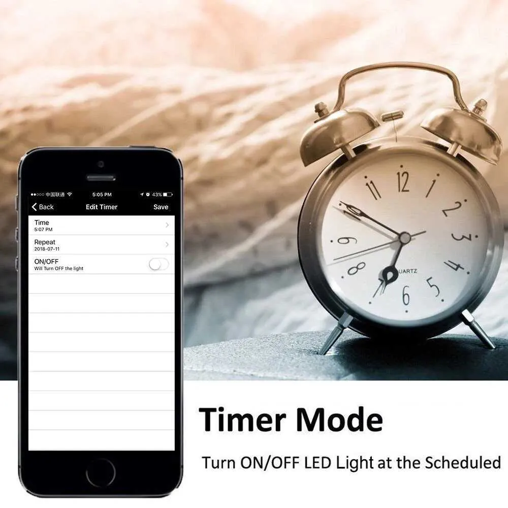 10-Piece Smart LED Deck Lights: WIFI Timer, Dimmer, Copper, IP67 ...