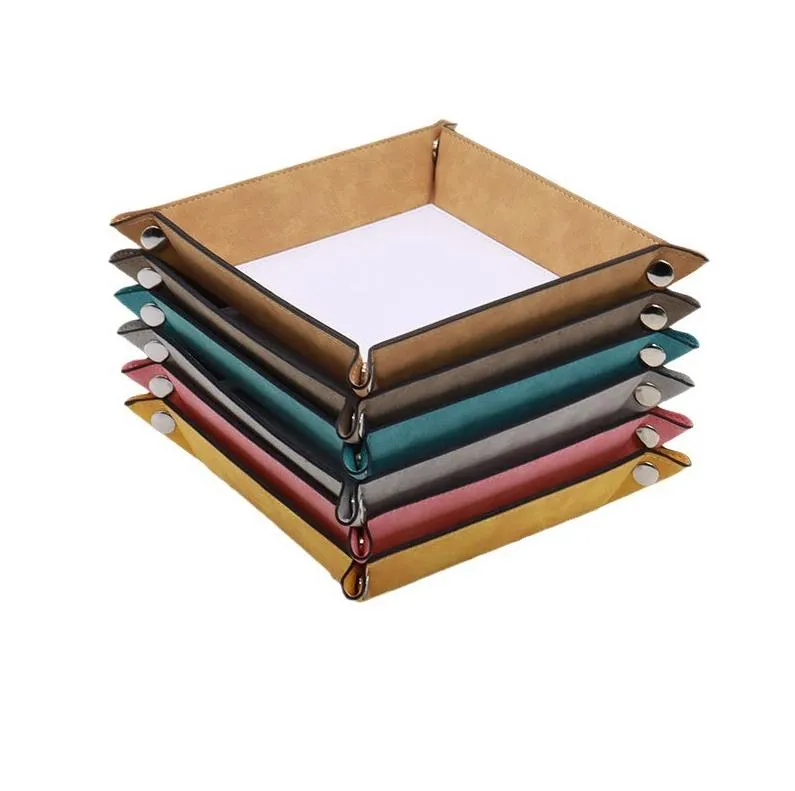 Ni117 PU Leather Folding Dice Rolling Tray ... From Szyang, $2.86 ...