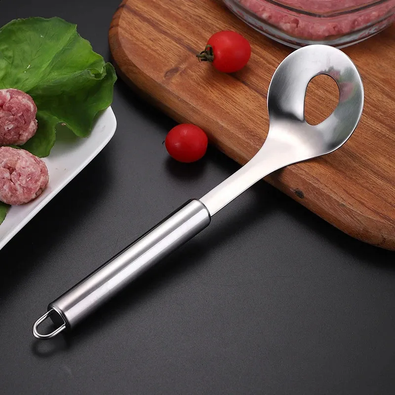 Stainless Steel Non Stick Meatball Interpol Spoon Maker With Ball Mold ...