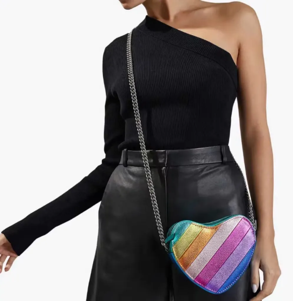 Mini Heart Chain Crossbody Bag Small Zipper... From Topluxurybag88, $12 ...
