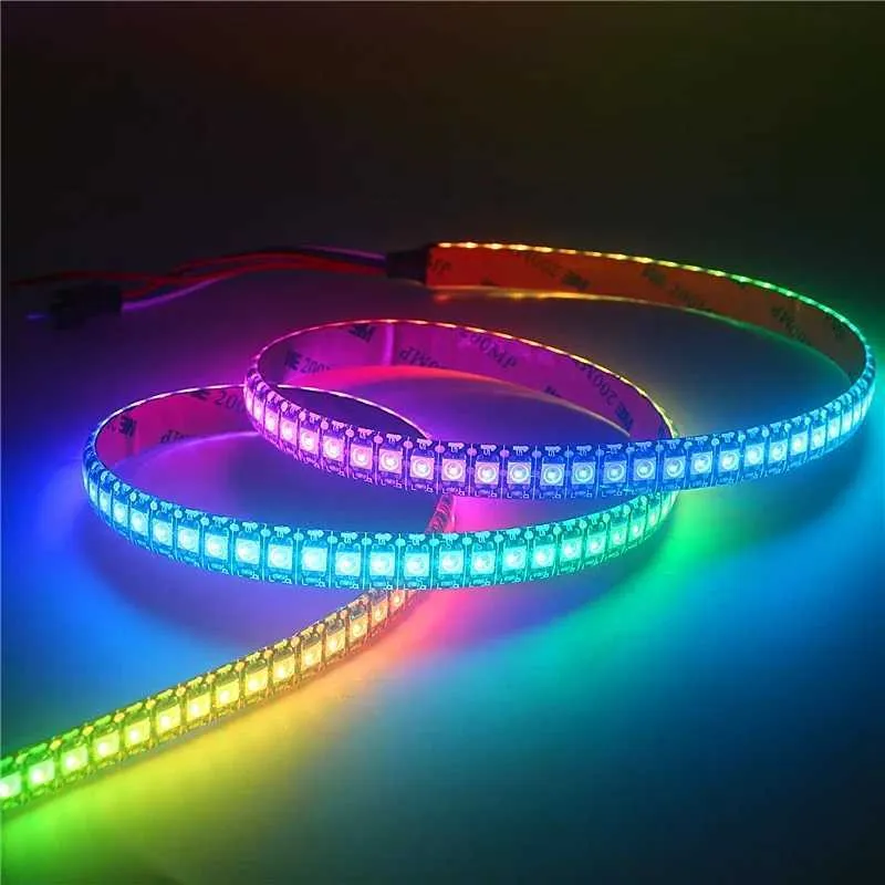 WS2812B IC Intelligent LED Pixel Strip 5050 Full Color RGB 5m IP30/IP65 ...