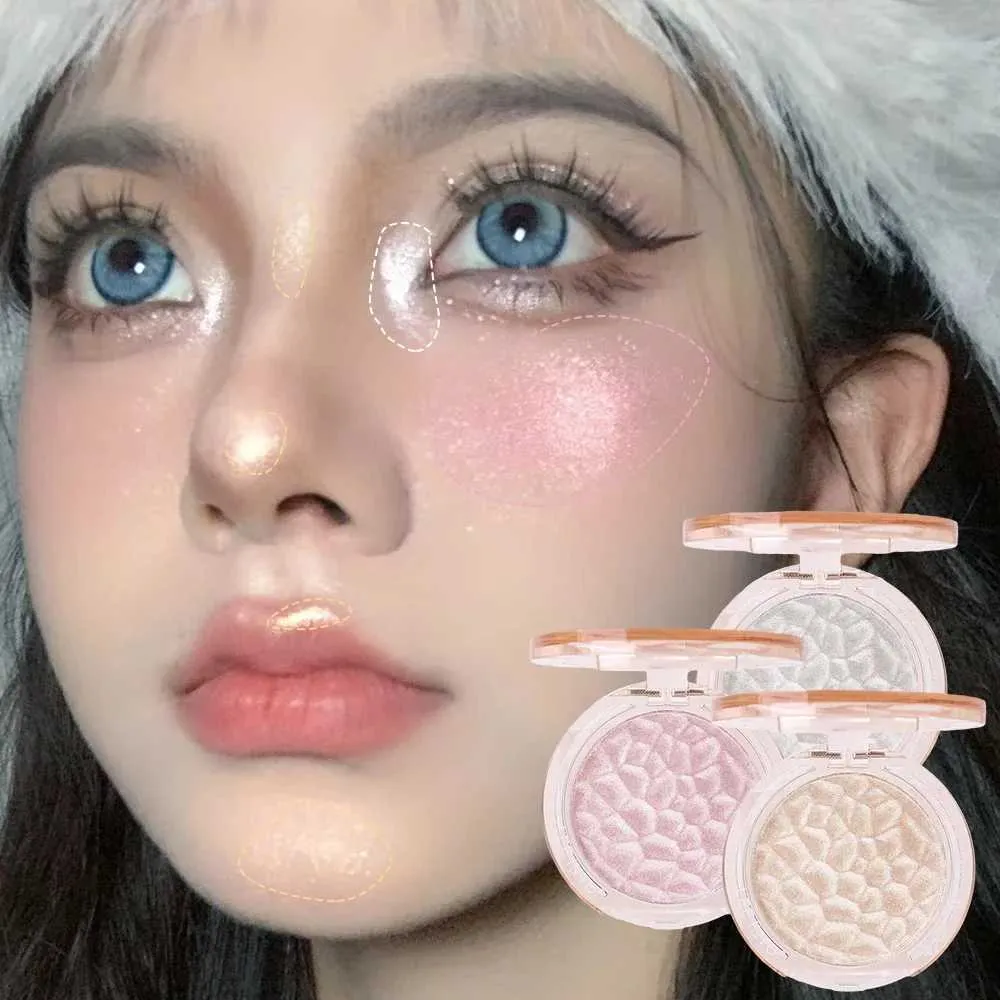 Diamond Pink Highlight Palette: Waterproof, Glitter Illuminating Powder ...