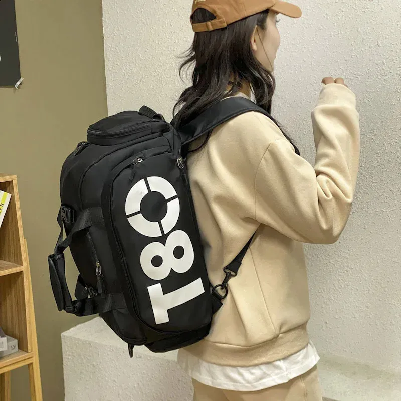 Multi-Functional Gym Bag with Shoe Compartment - Dry & Wet Separation ...