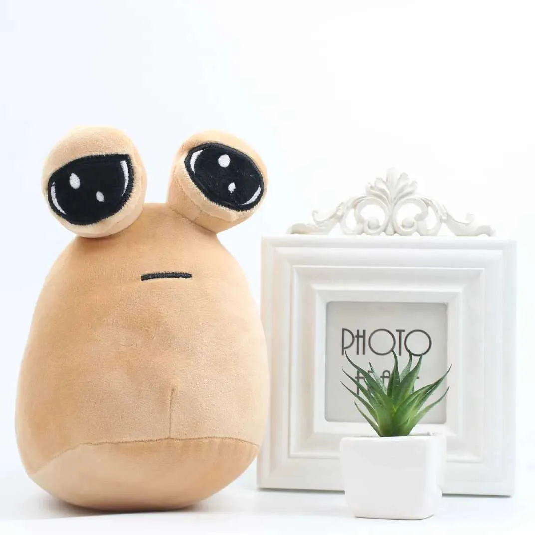 Kawaii Plush Toys: Adorable Pou Alien Plushie Soft Stuffed Alien ...