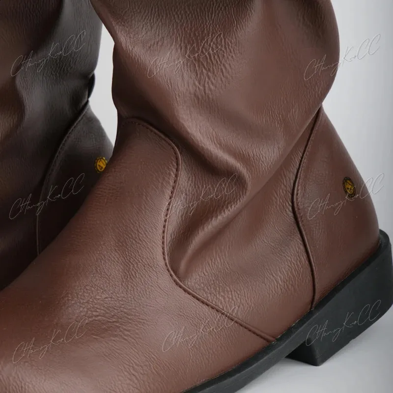 Men's Leather Medieval Pirate Boots Viking Rapp Nordic Renaissance ...