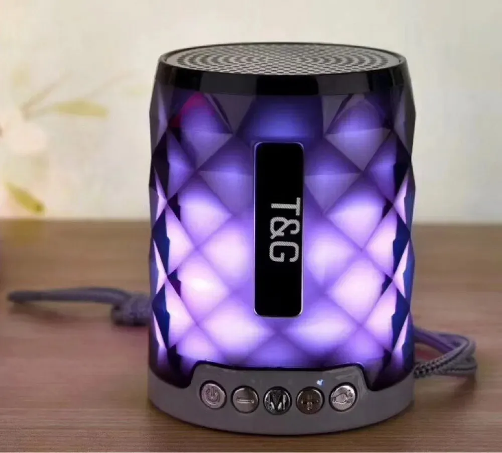 Portable LED Bluetooth Speaker With Colorful Lights,... From ...