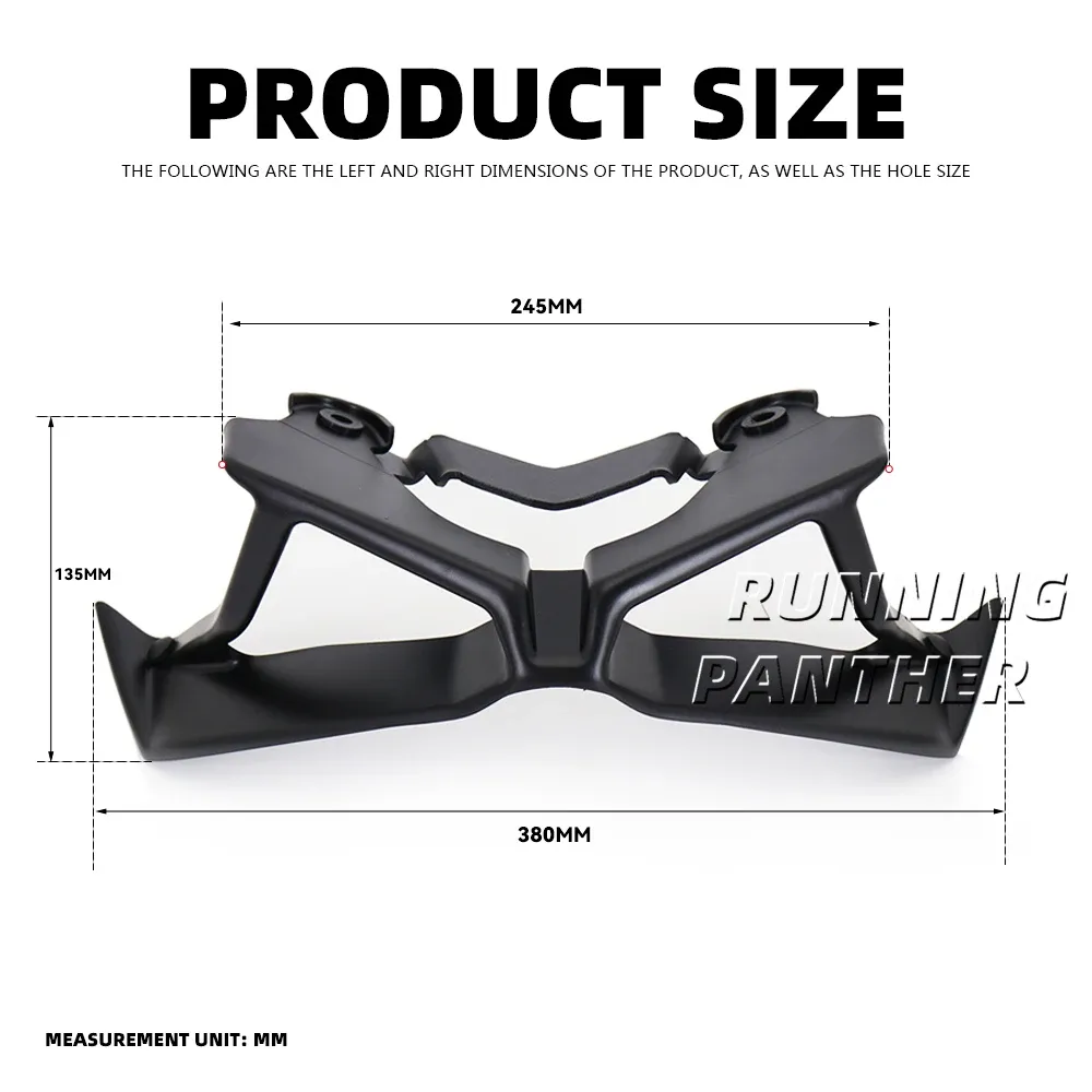 MT 09/MT09 2017 2020 2019 Aerodynamic Wing Front Spoiler Ifak Kit With ...
