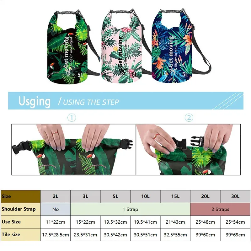 DHgate.com:Waterproof Dry Backpack Roll Top Bag - 2/3/5/10/15/20/30L for Rafting, Boating ...