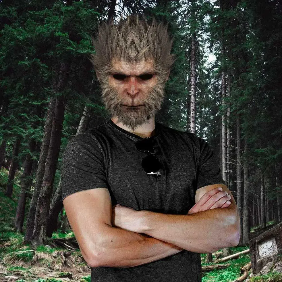 Monkey King Mask Latex Halloween Mask, Cosplay Costume Headgear For ...