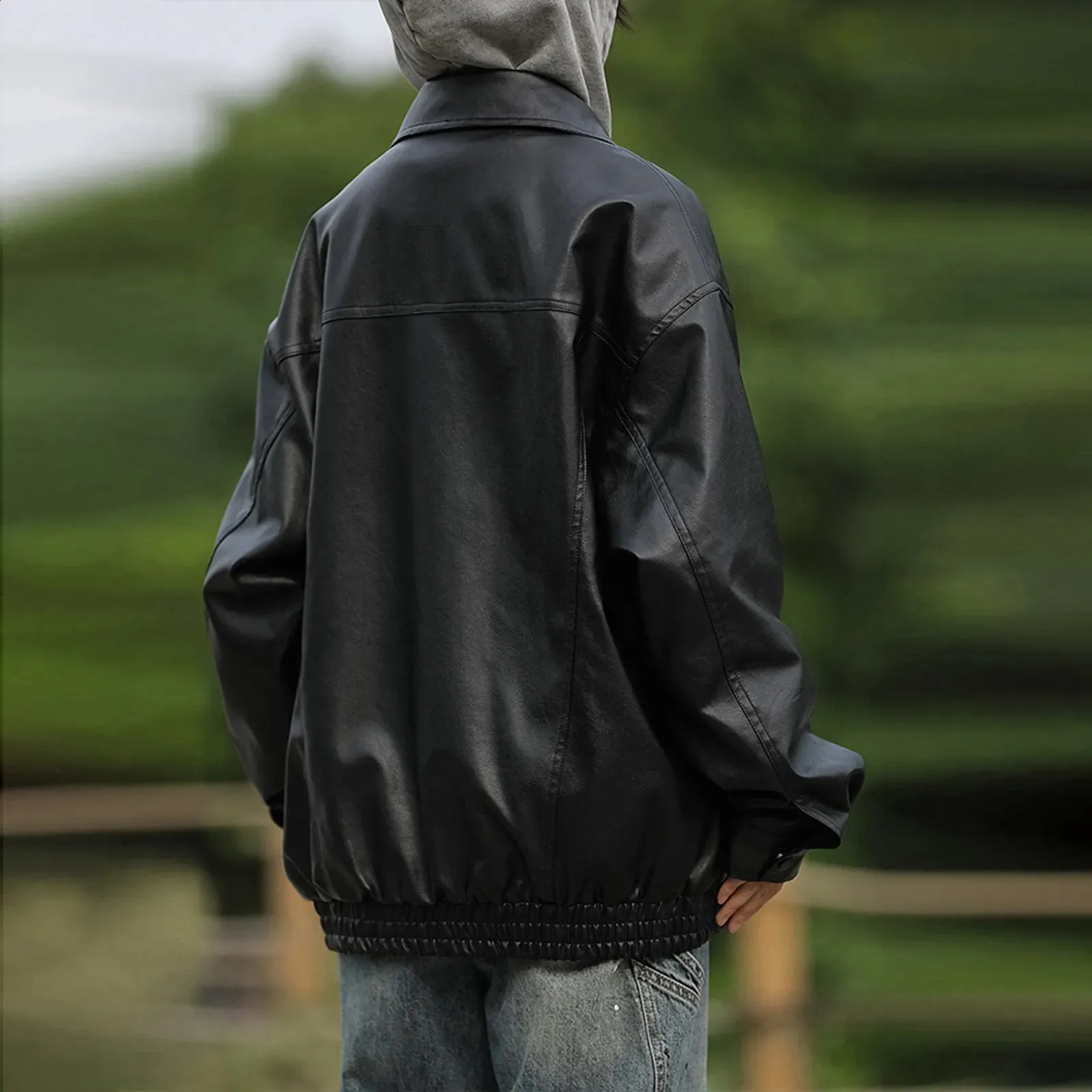Retro Oversized Leather leather jacket for Women Retro Oversized Leather leather jacket for Women