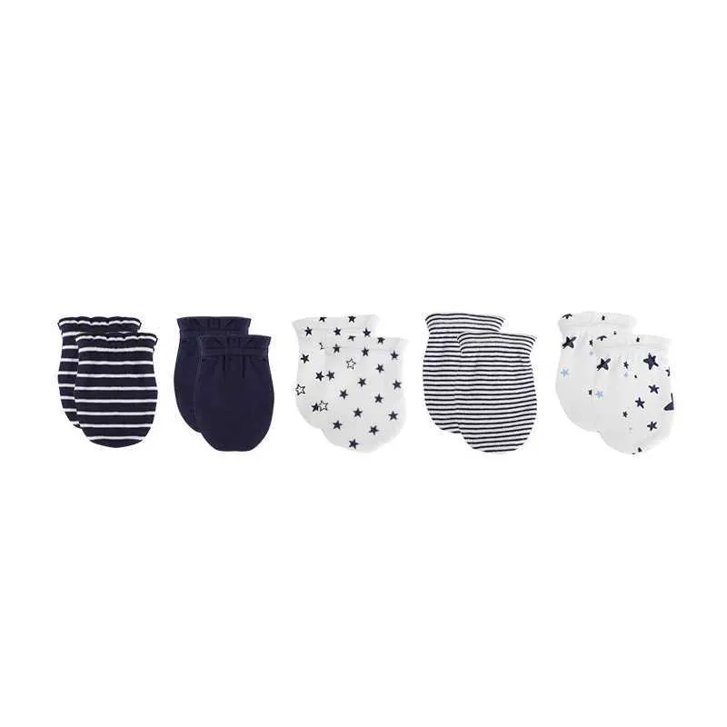 DHgate.com:5 Pairs Newborn Baby Gloves - 100% Cotton Breathable Mittens ...