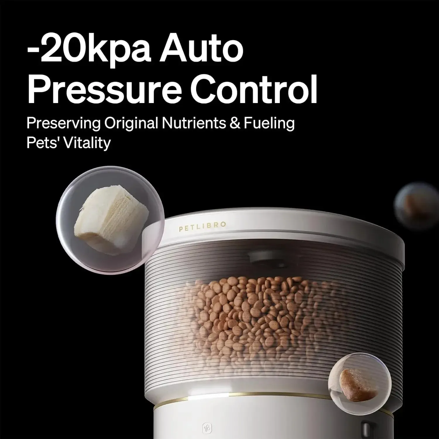 8L/34UPS Vacuum Sealed Automatic Petlibro Wifi Feeder With 5G Wi Fi ...