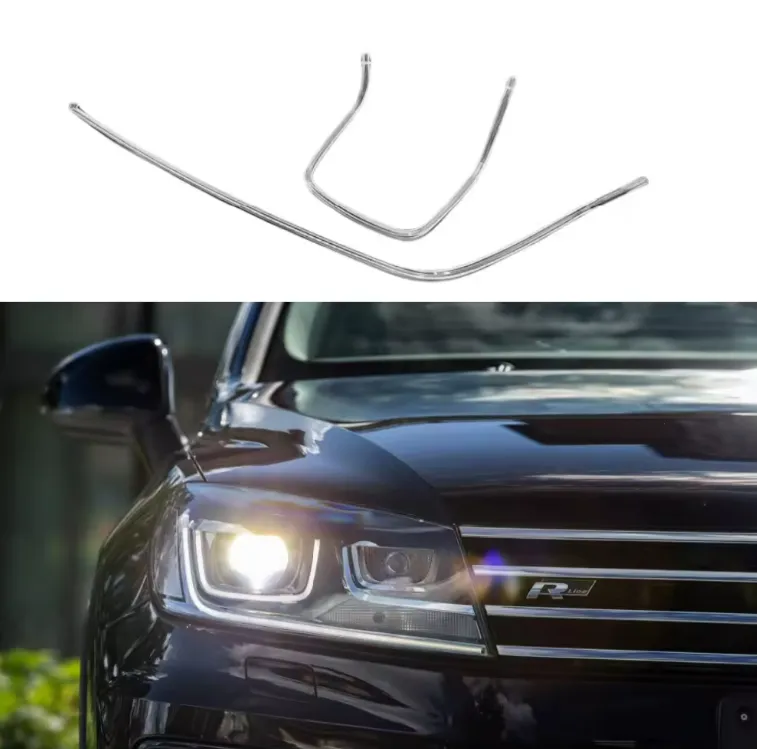 White LED Car DRL Drl Light Acura Mdx Guide Tube For VW Touareg 16 18 ...