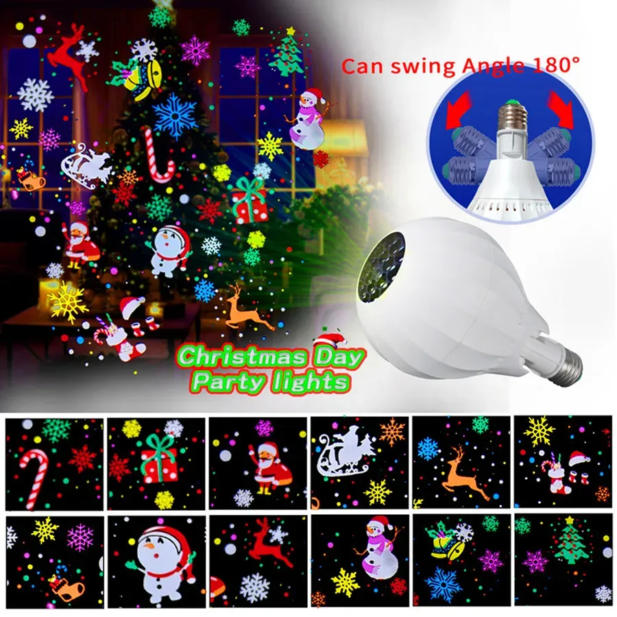DHgate.com:Christmas Projector Lamp with 16 Patterns - E27 Socket ...