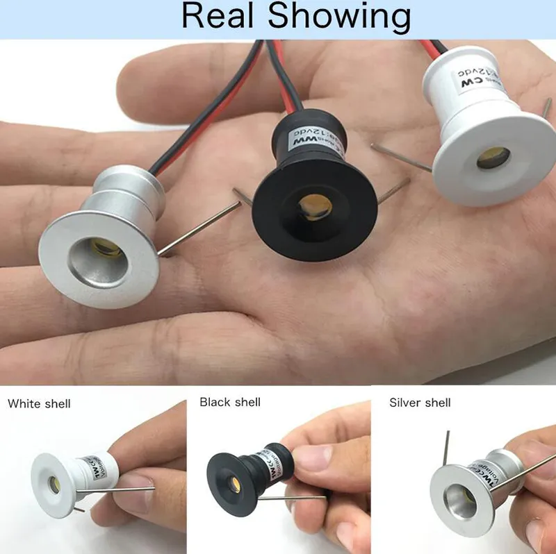 1W Mini LED Bulb Downlight 12V Dimmable Spotlight IP65 Staircase ...