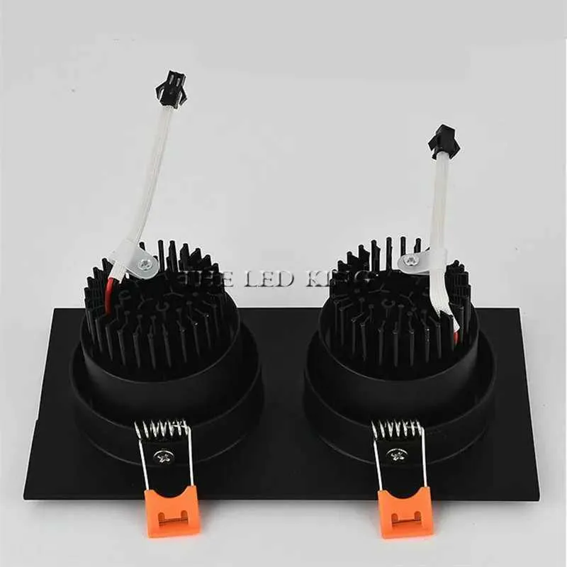 Square Dimmable LED Tube Light 9W/12W COB Pendant Light For Warm/Cold ...