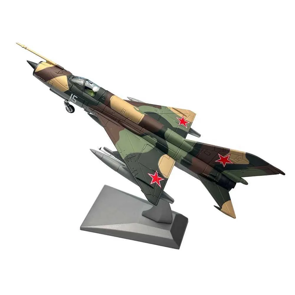 MiG 21 Fishbed Jet Fighter 1/72 Scale Die Cast Metal Aircraft Model For ...