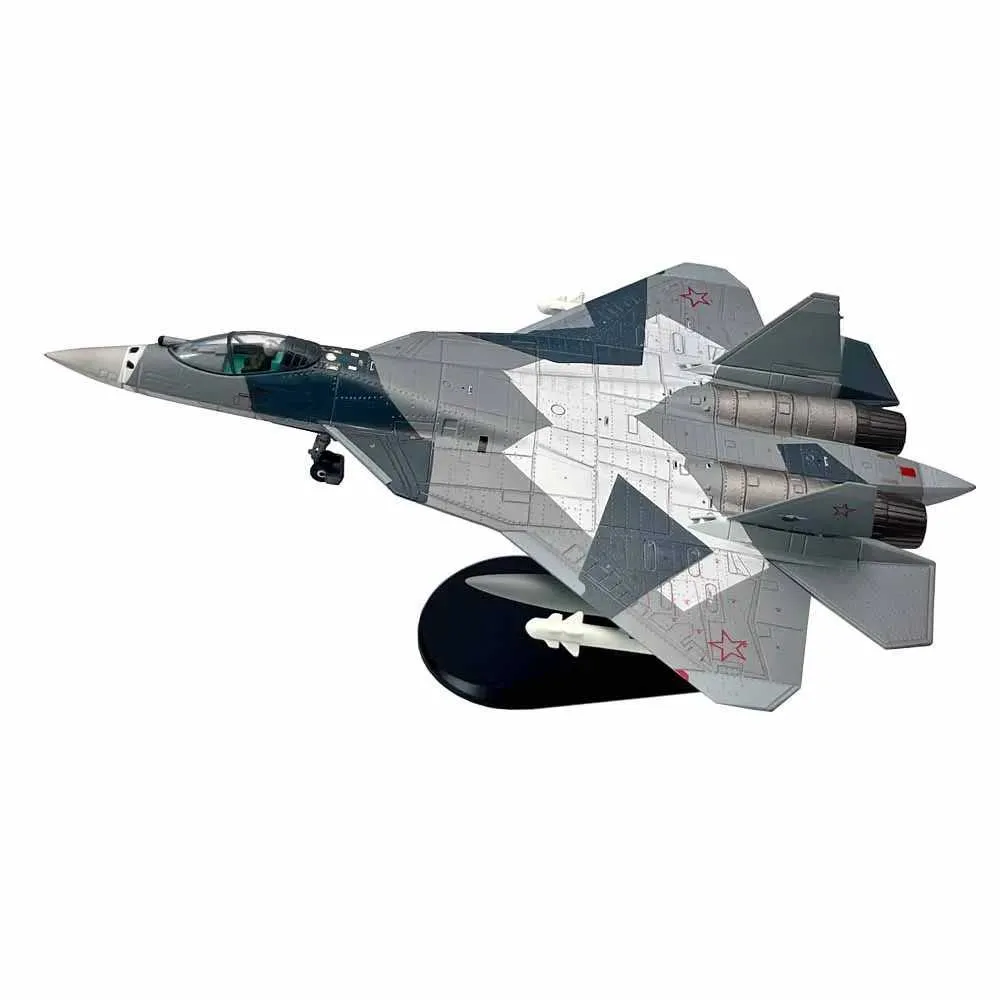 1/100 Scale SU 57 Sukhoi Fighter Jet Metal Aircraft... From Popular ...