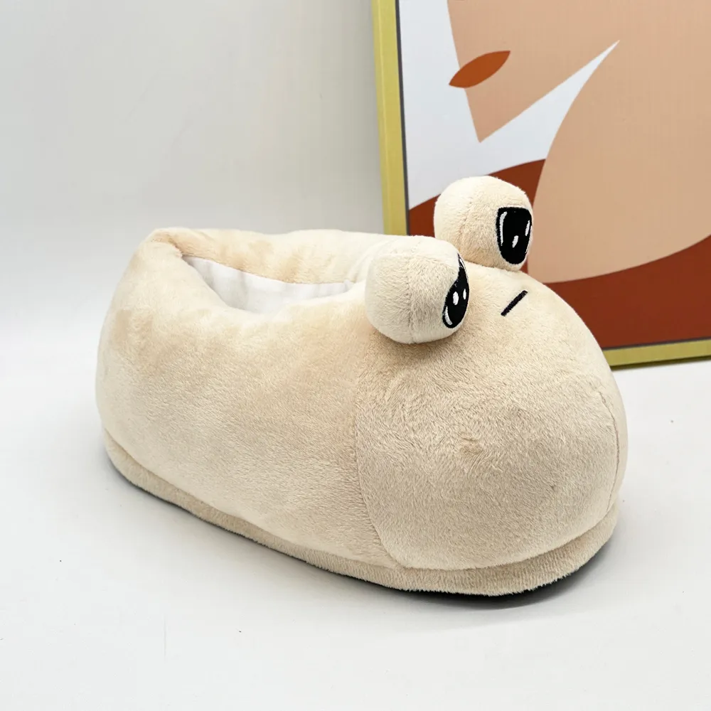 Comfortable Unisex Plush Warm Slippers For Winter Cou Cartoon And Anime ...