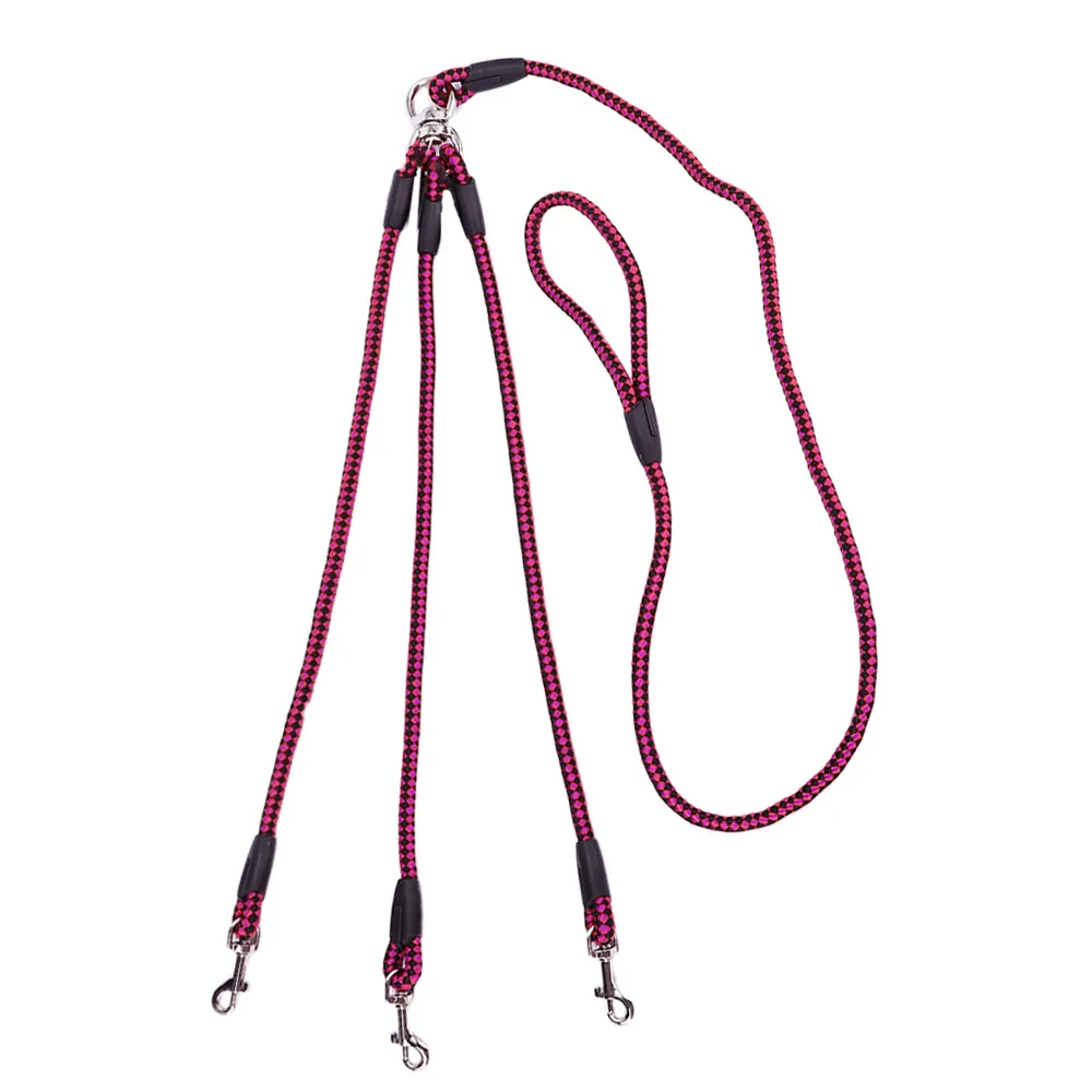 3 In 1 Heavy Duty Nylon Amazon Long Dog Leash For Walking Three Dogs ...