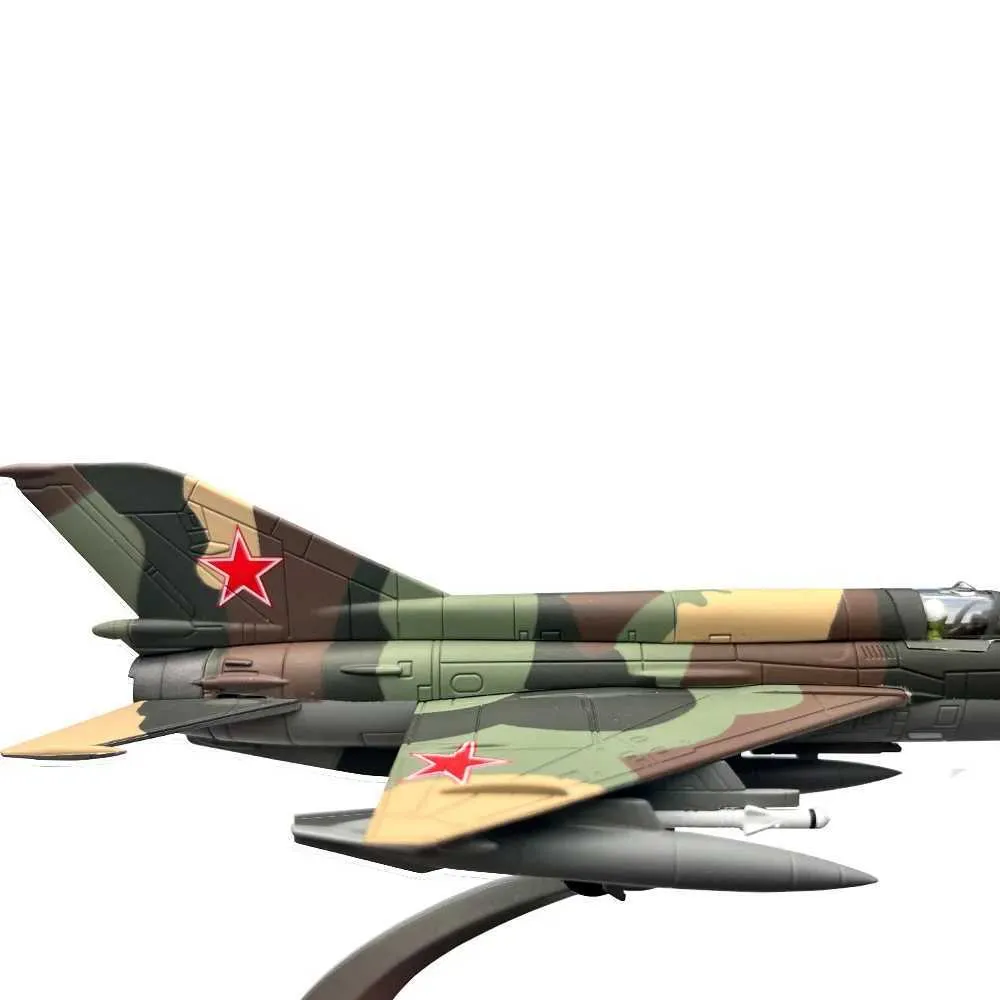MiG 21 Fishbed Jet Fighter 1/72 Scale Die Cast Metal Aircraft Model For ...