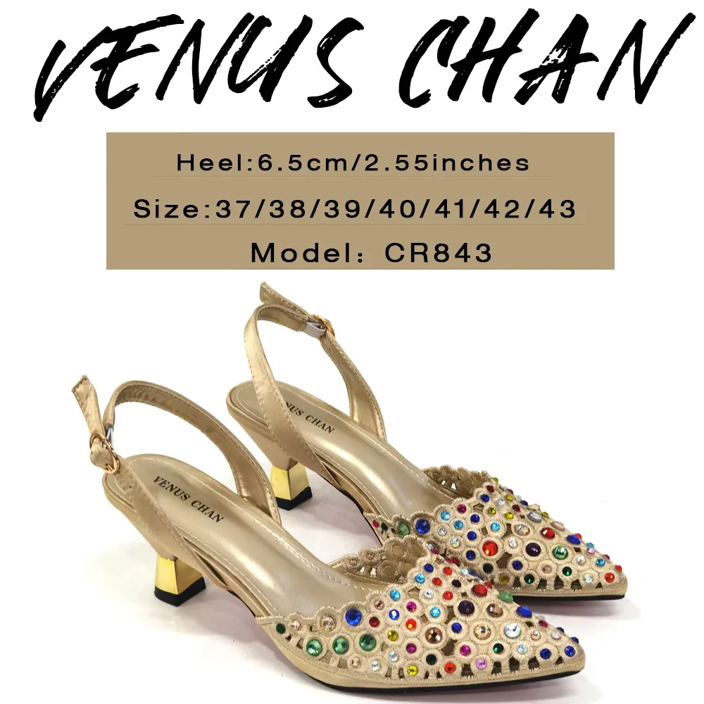 Venus Chan 2024 Elegant Streamlined Pointed Toe Women's ladies shoes ...