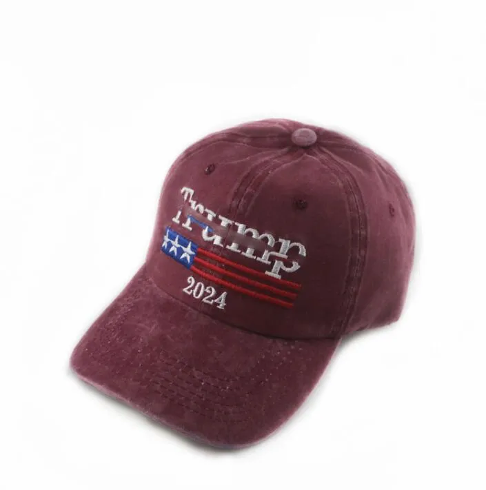 USA Presidential Hats Washed Cotton Baseball Cap For Summer Elections ...