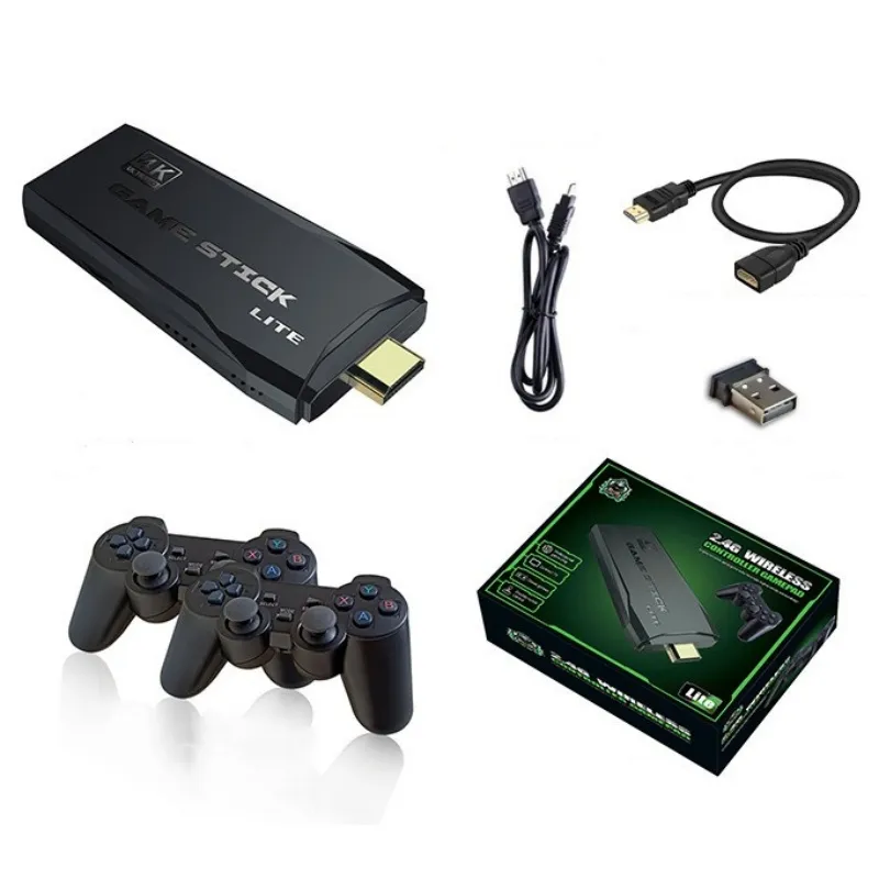 4K Retro Game Console - 20000+ Classic Games, Wireless Joysticks, HD ...