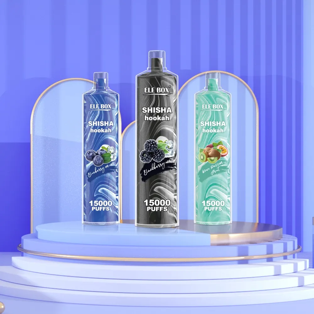 Original VAPE SHISHA Hookah Puff 15000 Disposable Vape Mesh Coil 650mAh ...