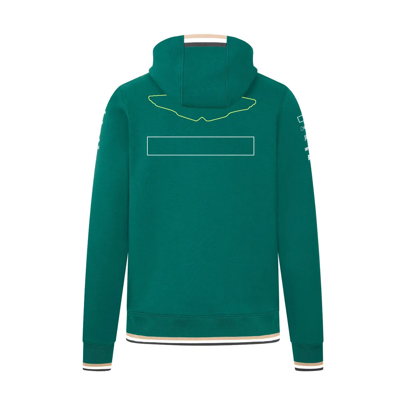 2024 F1 Team Driver Formula 1 Racing Green Full Zip Sweatshirt ...