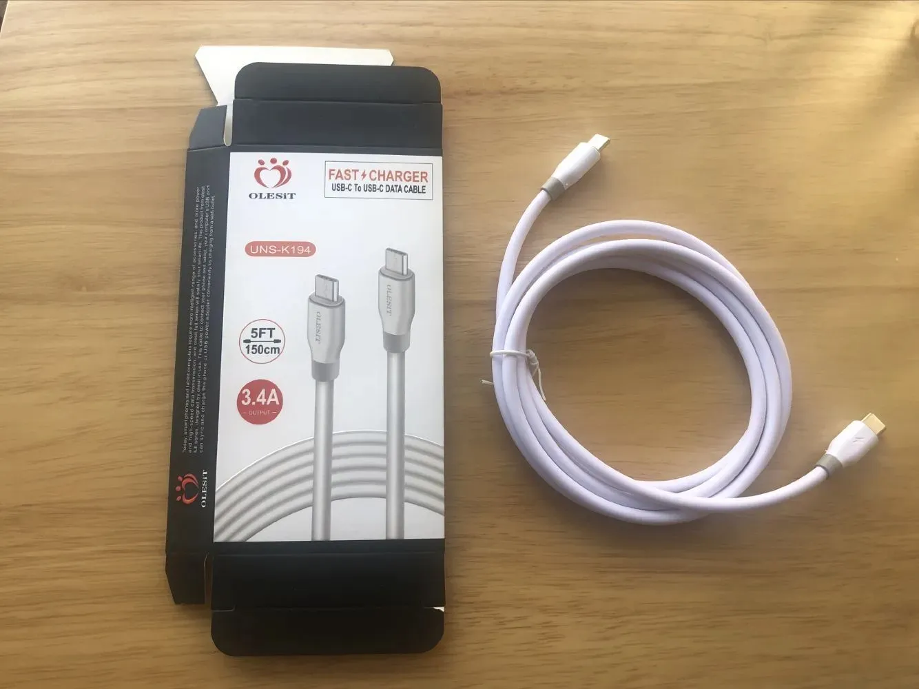 Olesit Micro USB & Type C Fast Charging Cables 3ft, 5ft, 10ft, 15m ...