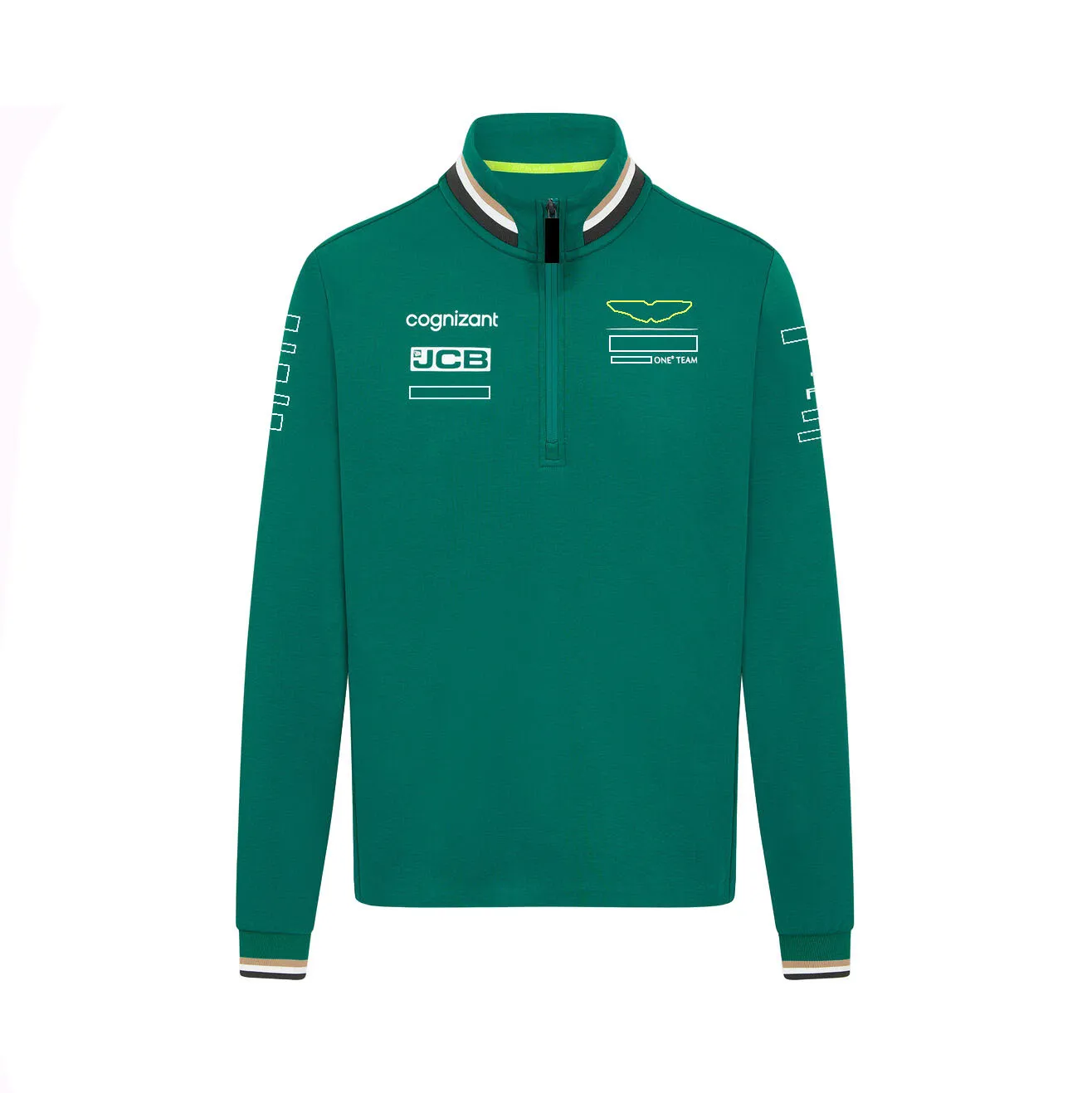 2024 F1 Team Driver Formula 1 Racing Green Full Zip Sweatshirt ...