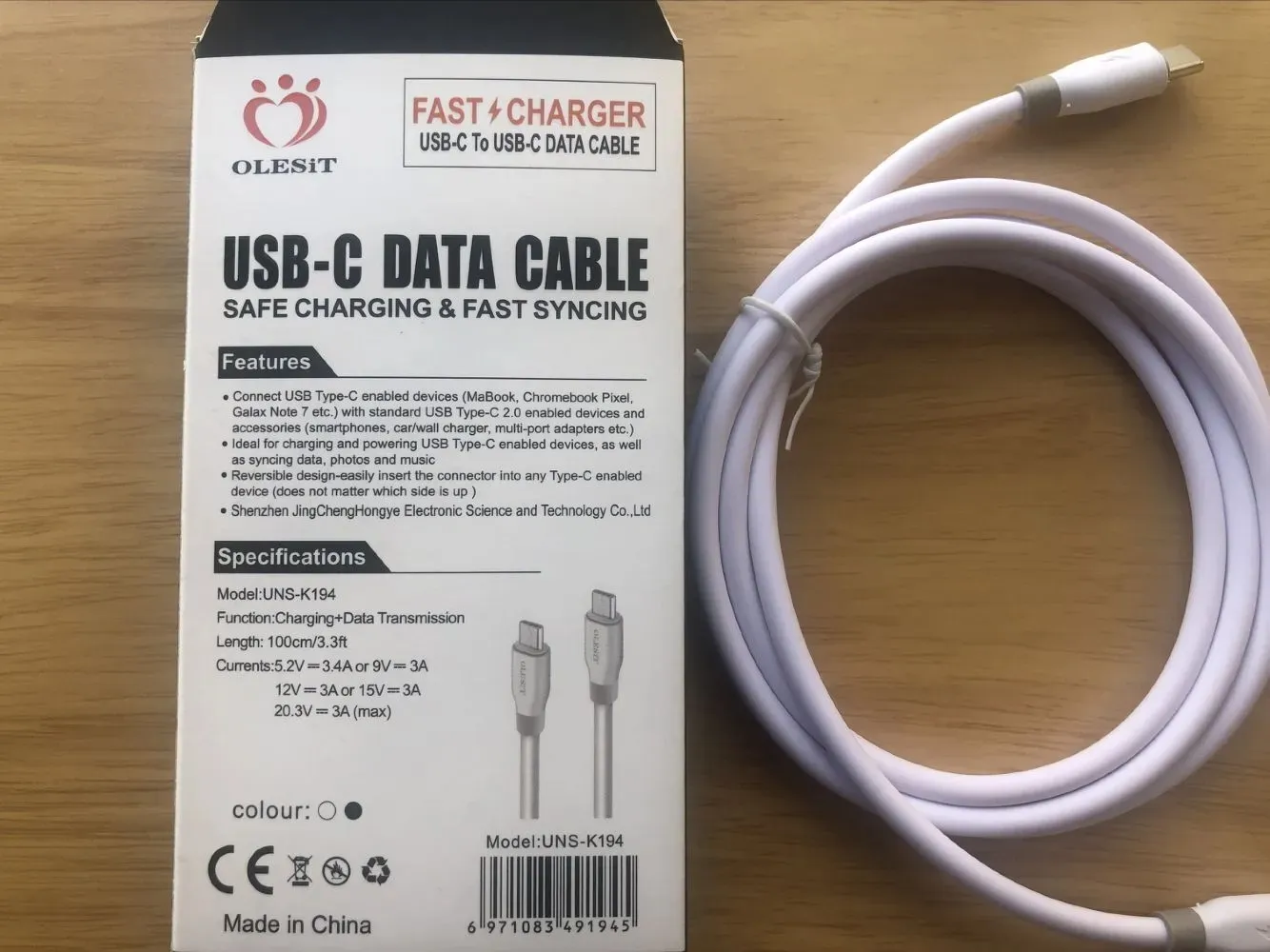 Olesit Micro USB & Type C Fast Charging Cables 3ft, 5ft, 10ft, 15m ...