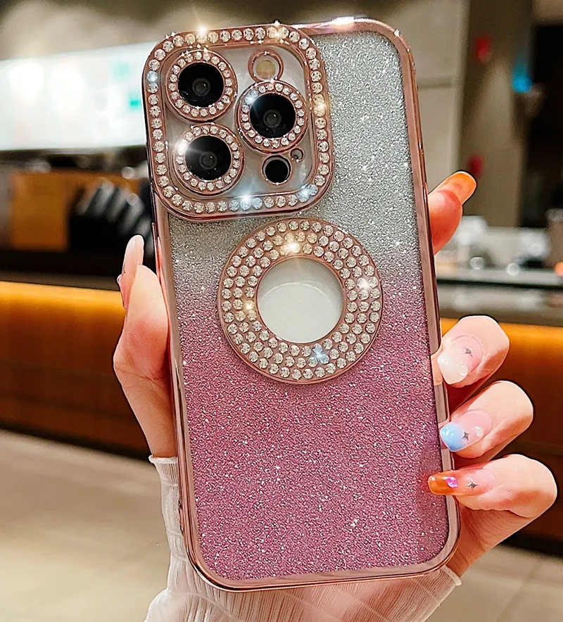 Luxury Bling Diamond phone casing for iPhone 16/15 Plus/14 Pro Max/13 ...