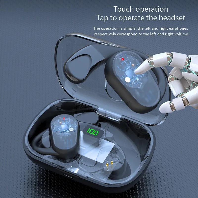Auriculares Inalámbricos TWS Transparentes OWS 80, Auriculares Para ...