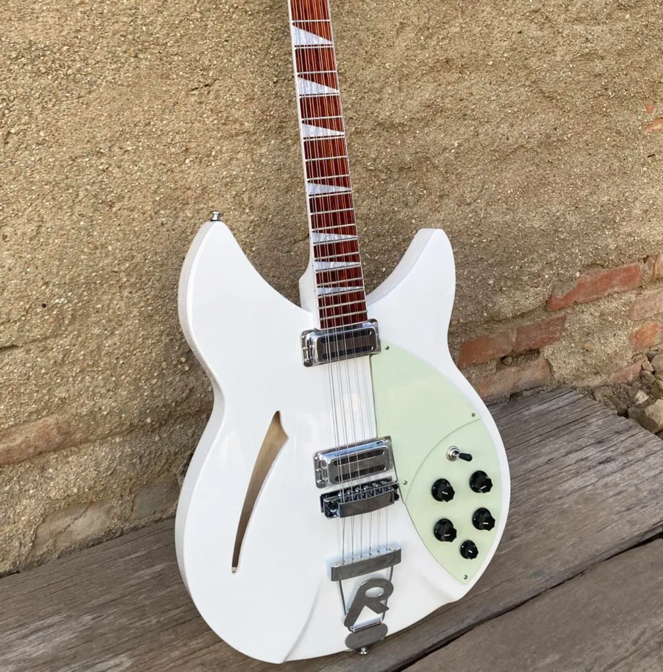 Electric Guitar Custom: 12 String Hollow Body Electric Guitar With ...