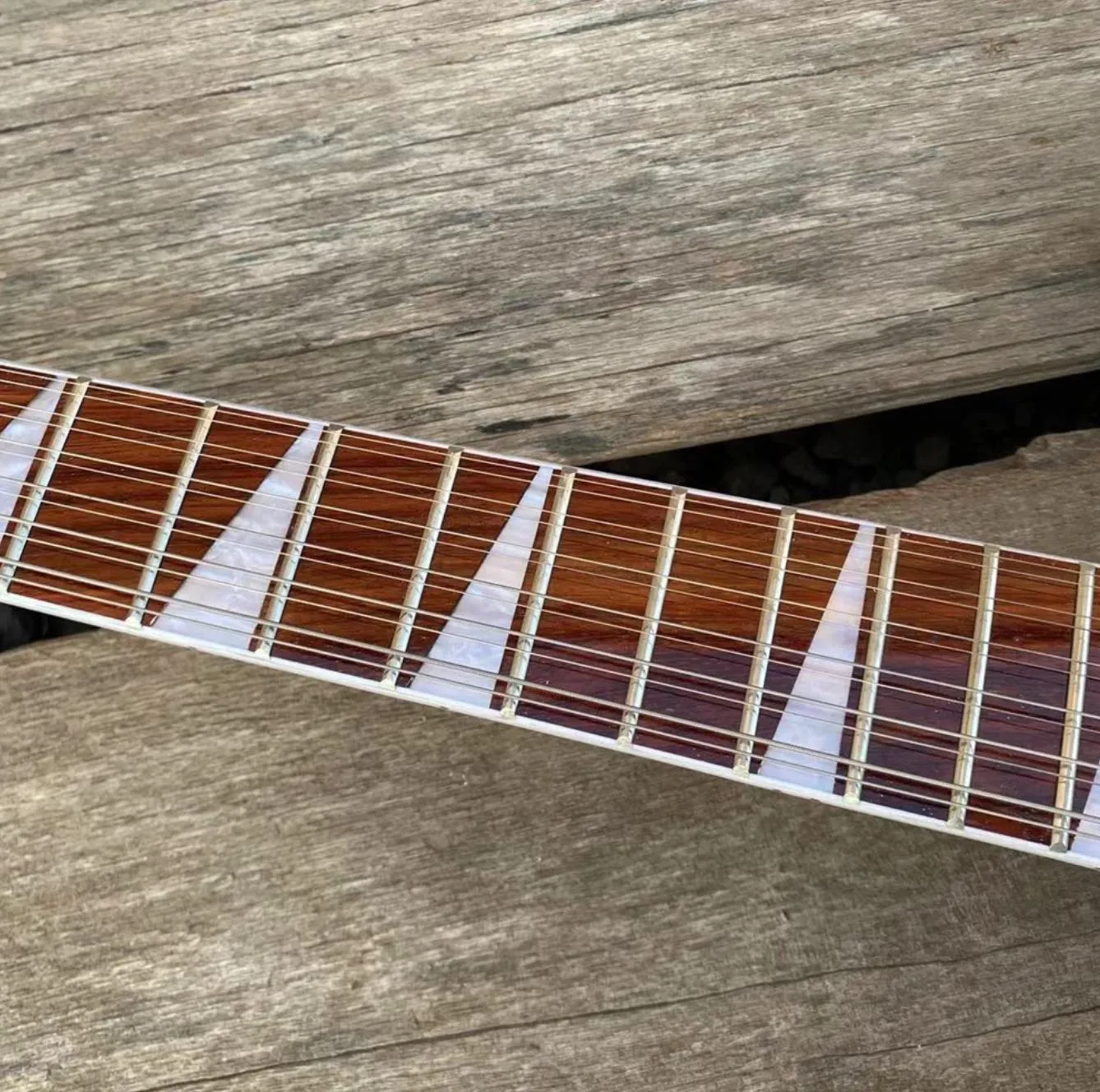 Electric Guitar Custom: 12 String Hollow Body Electric Guitar With ...