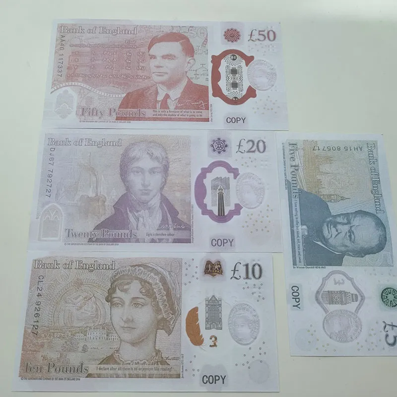 Prop Money - UK Pounds, Euros, & Dollars - Realistic Play Money for ...