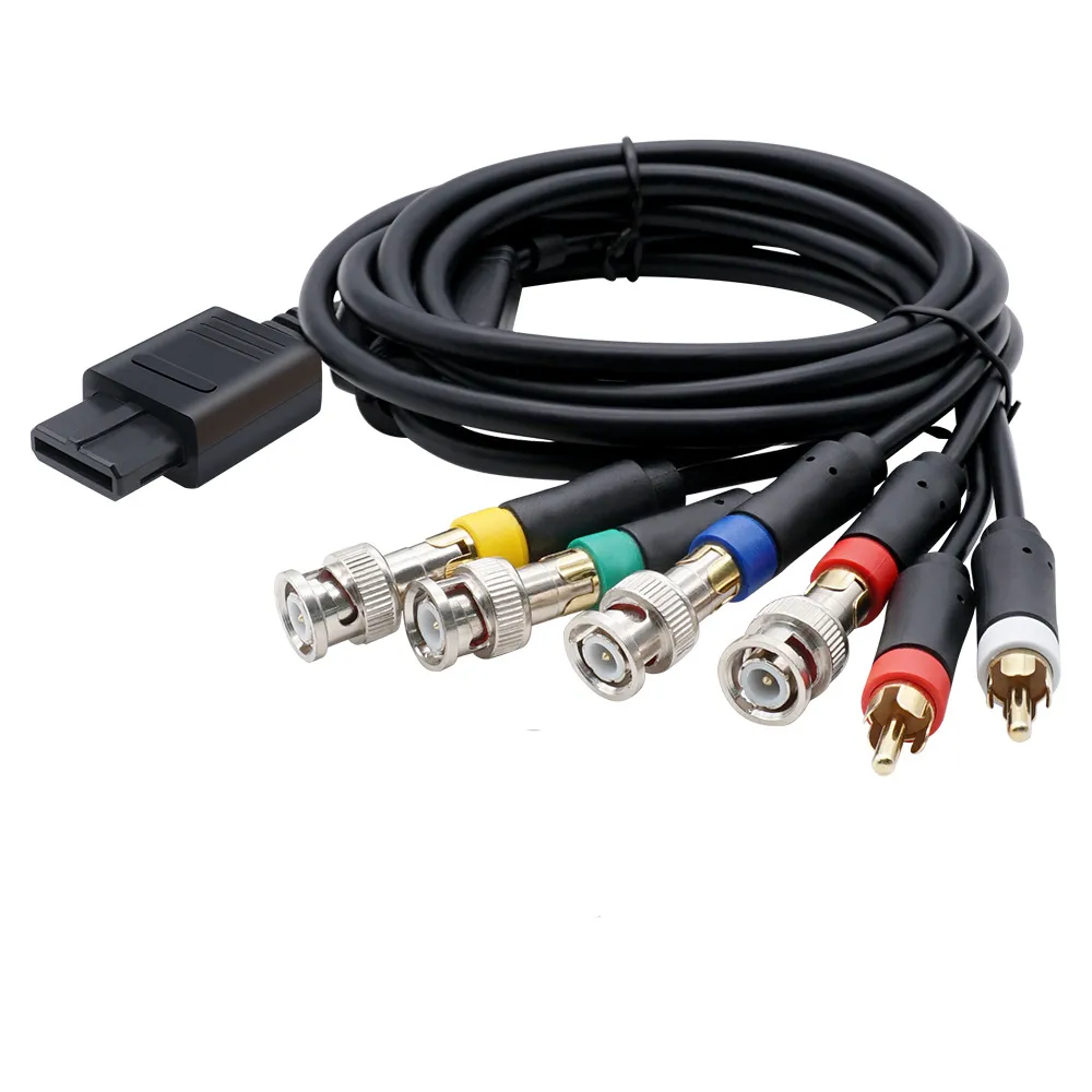 DHgate.com:20244-in-1 RGB/RGBS Composite Cable for N64 SFC SNES NGC ...