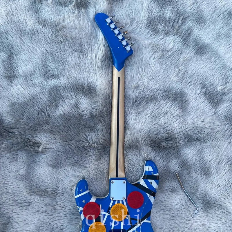 Edward Van Halen 5150 Relic Electric Guitar Blue Franken Style, Floyd ...