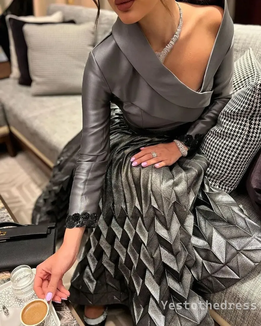 2024 Silver Mother Of The Bride Gowns Formal Dresses For Women Short T ...