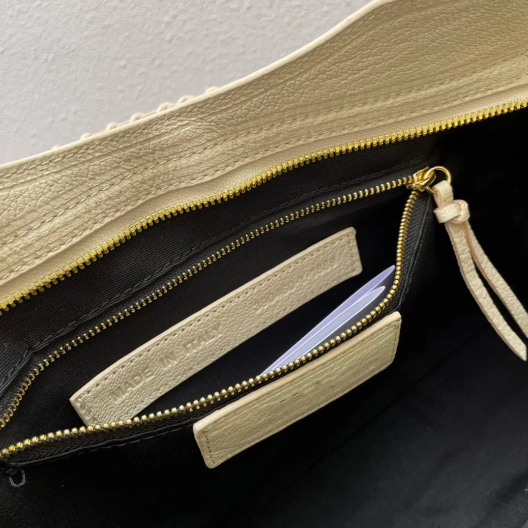 7A Genuine Goat Skin Leather Motorcycle Tote Bag Womens Crossbody ...
