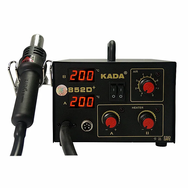 Wholesale KADA 852D+ 2 In 1 SMD Rework Station: Hot Air Gun ...