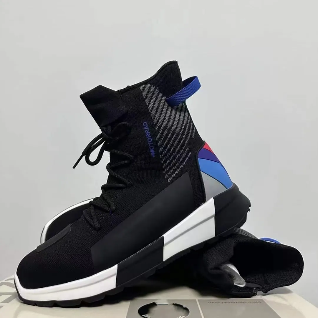 DHgate.com:BM W Red Microfiber Motorcycle Racing Boots for Motocross ...