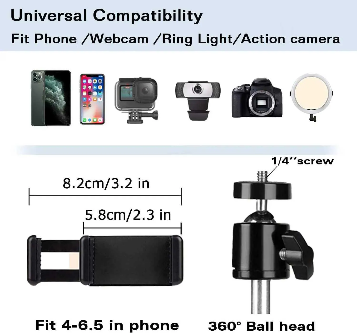 DHgate.com:Articulating Overhead Cell Phone Holder with Strong Clamp ...