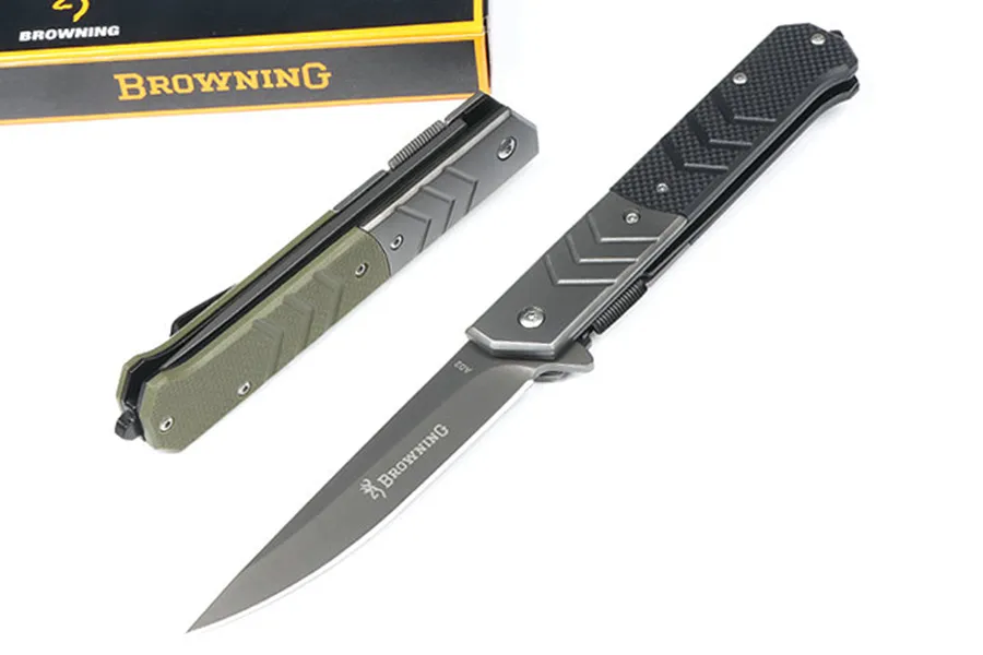 Br A02 Couteau Pliant, Flipper Assisté, Acier À Lame 440c, Poignée De ...